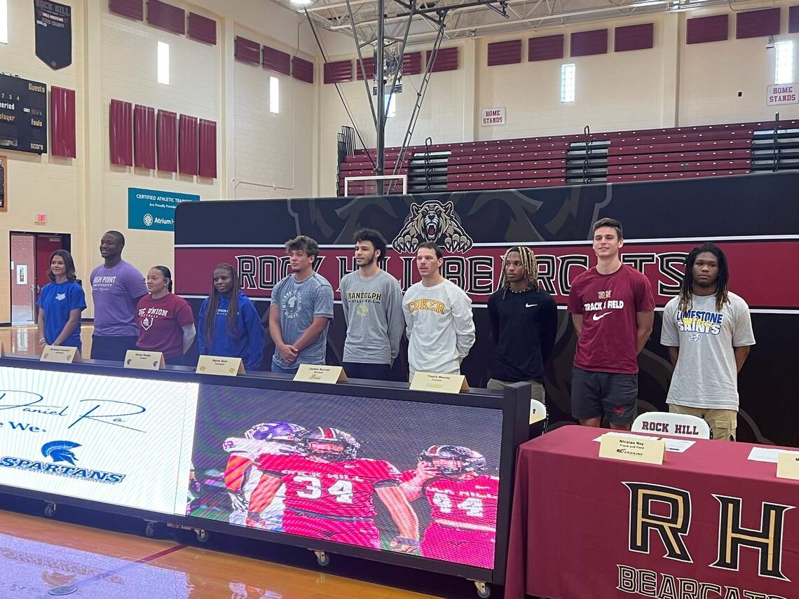 Ten sign at Rock Hill High spring signing day | Rock Hill Herald
